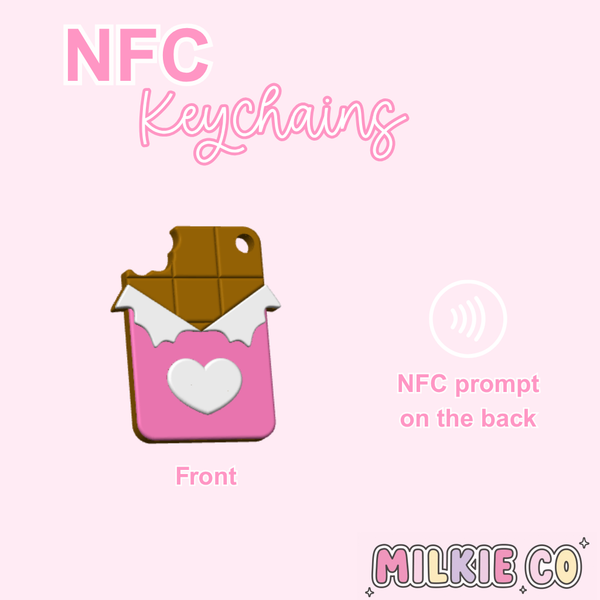 Chocolate NFC Keychain - Milkie Co