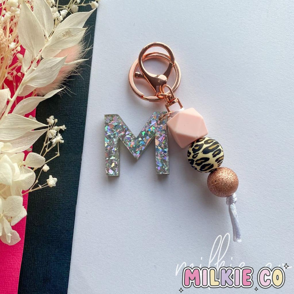 Personalised Letter Keychain | Custom Acrylic | Melbourne - Milkie Co
