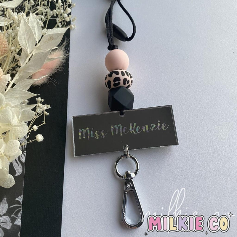 Personalised Lanyard (Rectangle) - Milkie Co